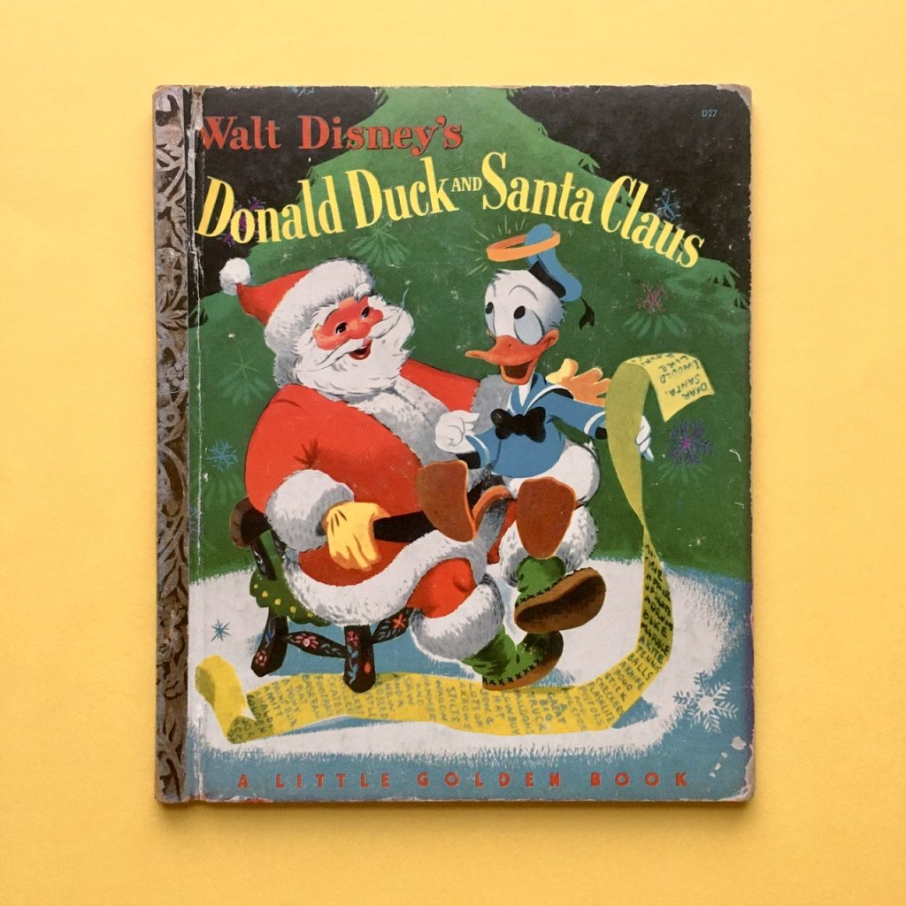 Walt Disney’s Donald Duck and Santa Claus, A (1st), Vintage Little ...