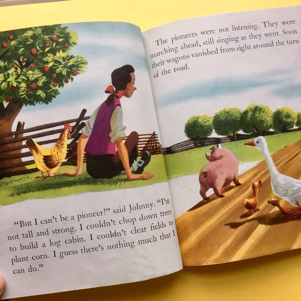 Walt Disney’s Johnny Appleseed, C, Vintage Little Golden Book, 1949 ...