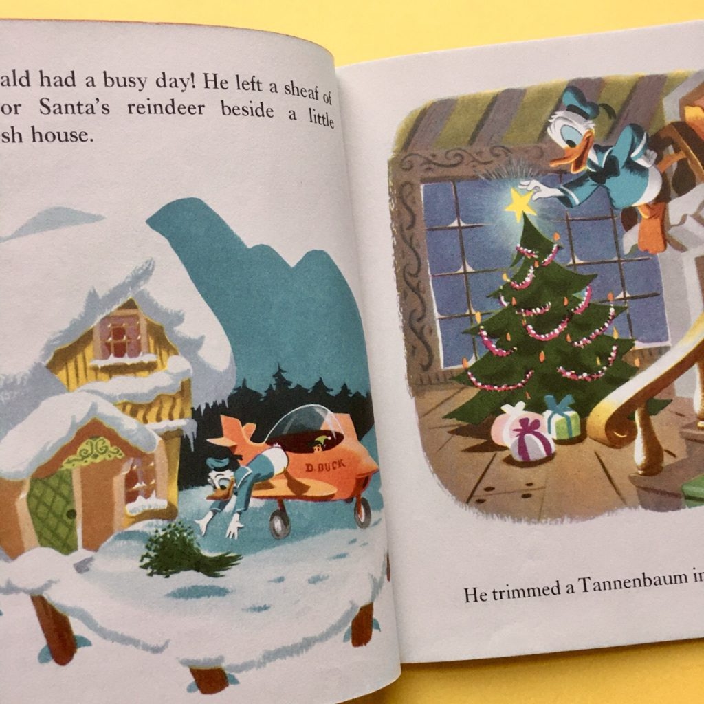 Walt Disney’s Donald Duck and Santa Claus, A (1st), Vintage Little ...