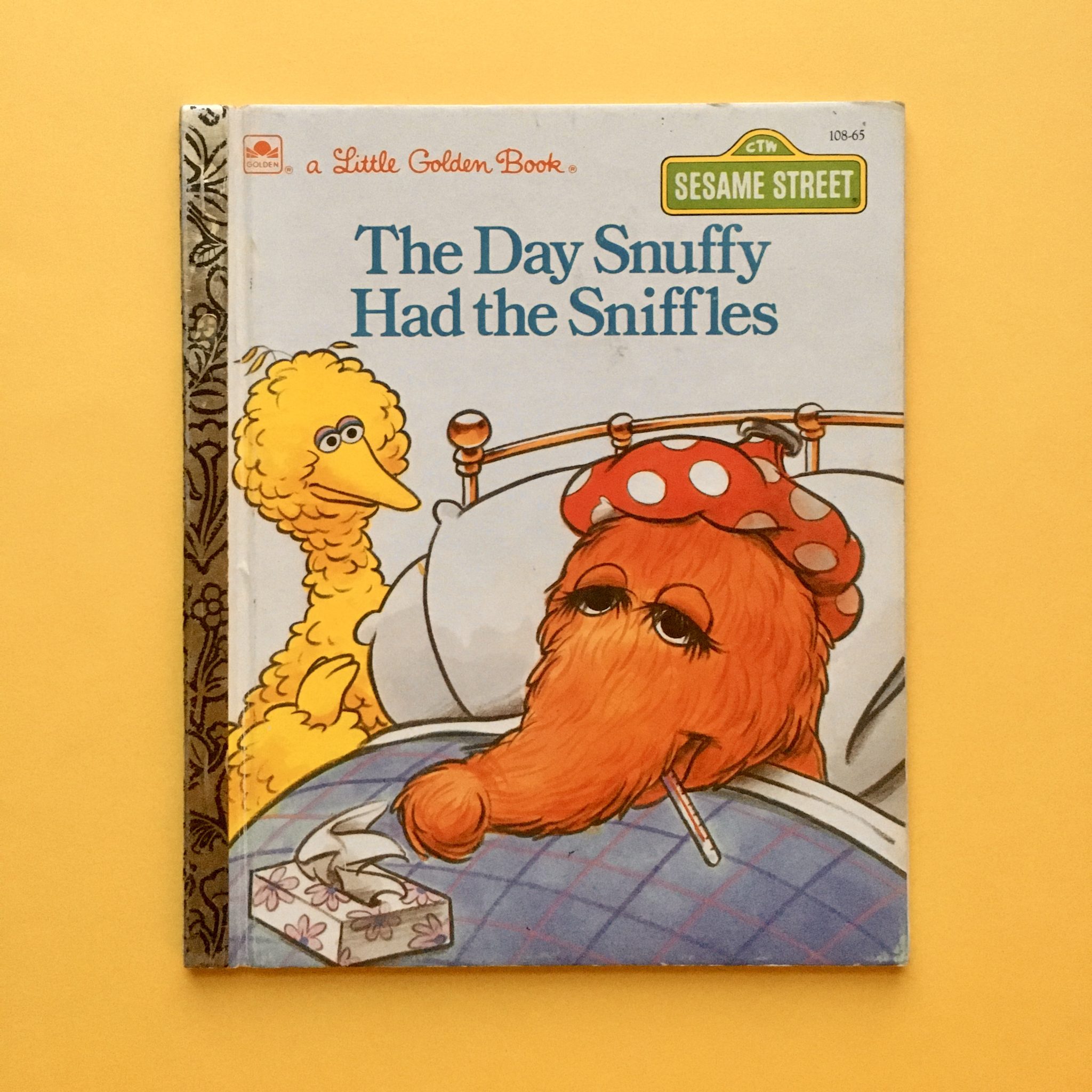 Sesame Street The Day Snuffy Had the Sniffles, Vintage Little Golden ...