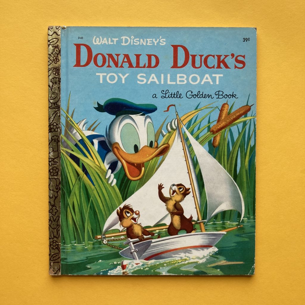 Walt Disney’s Donald Duck’s Toy Sailboat, H (8th), Vintage Little ...