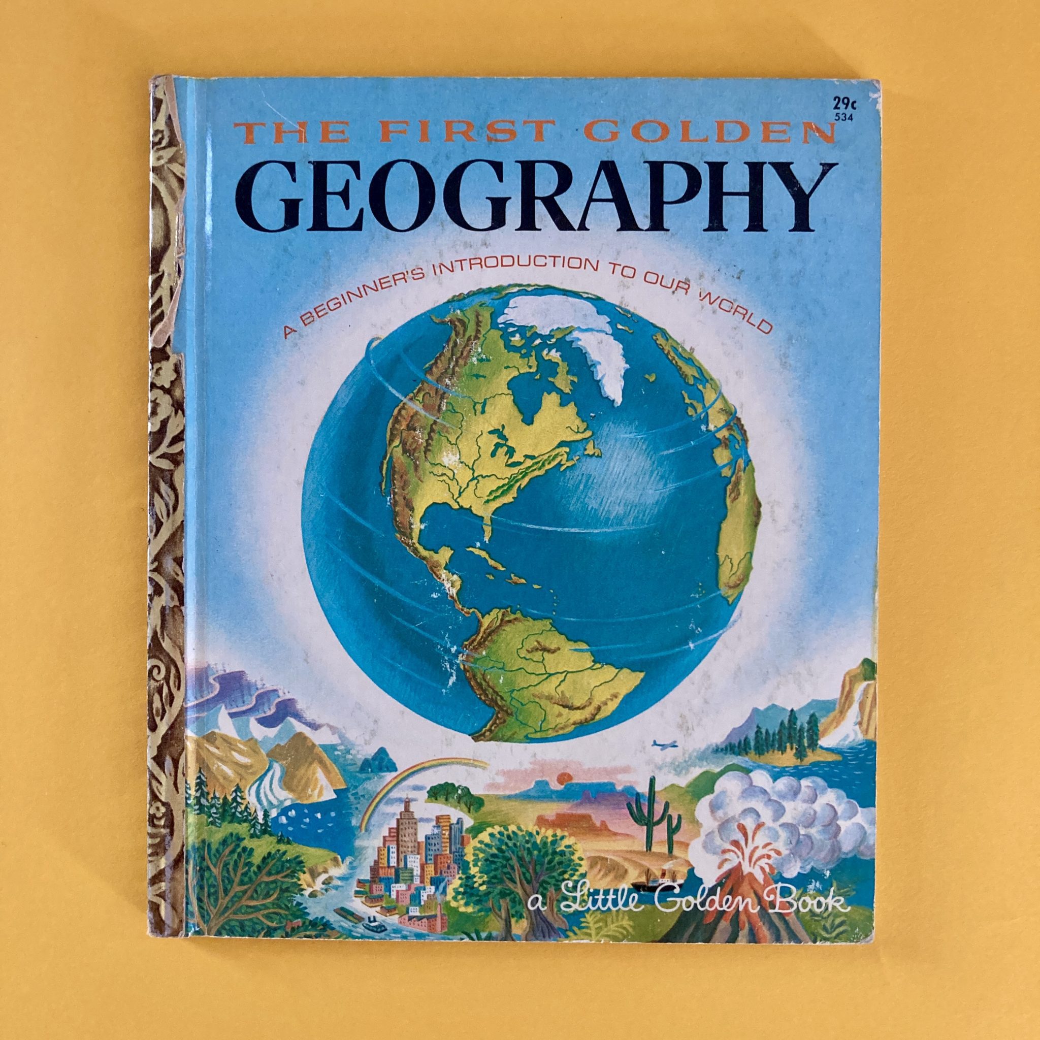 The First Golden Geography, B (2nd), Vintage Little Golden Book, 1955 ...