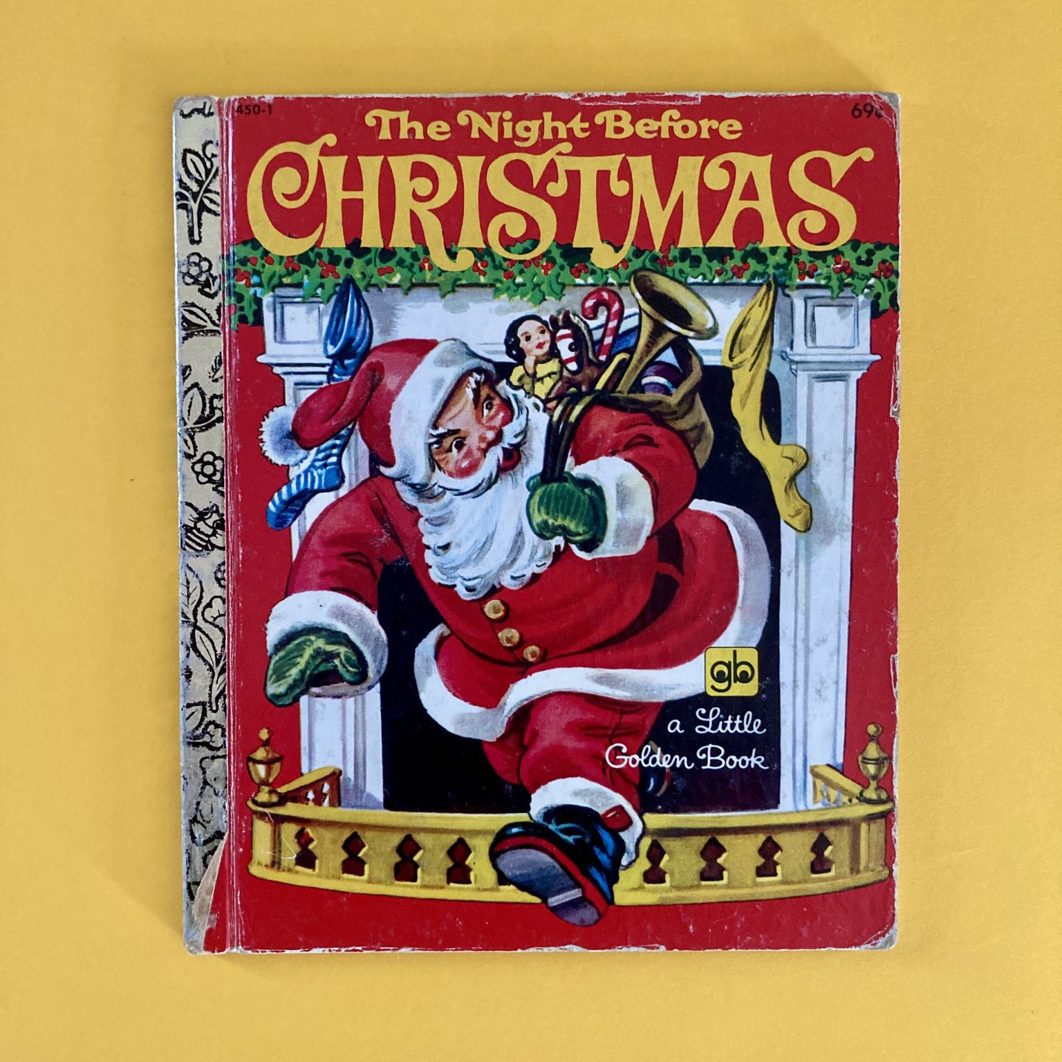 The Night Before Christmas, 36th Print, Vintage Little Golden Book ...