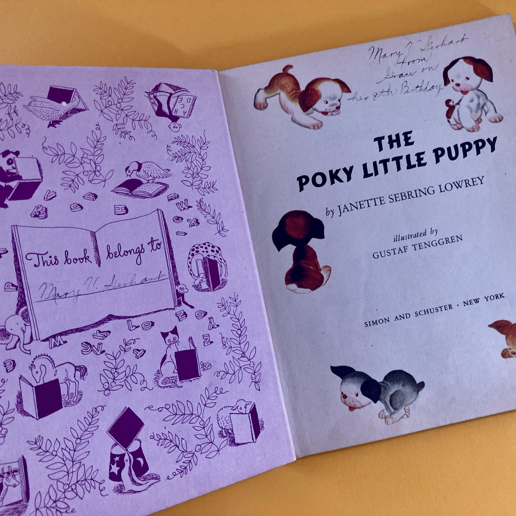 The Poky Little Puppy, 11th Printing, Vintage Little Golden Book, 1946 ...