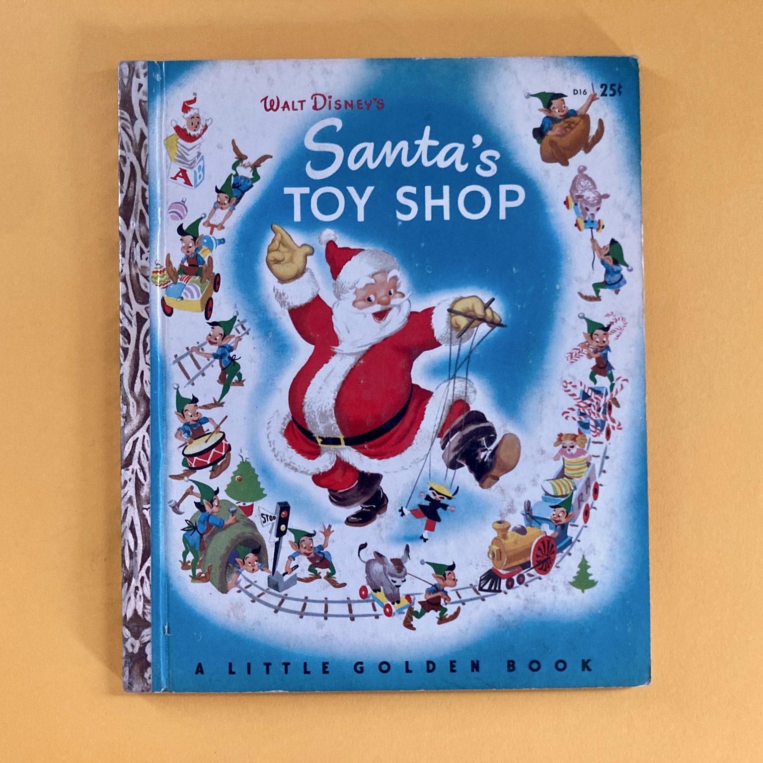 Walt Disney’s Santa’s Toy Shop, F (6th), Vintage Little Golden Book ...