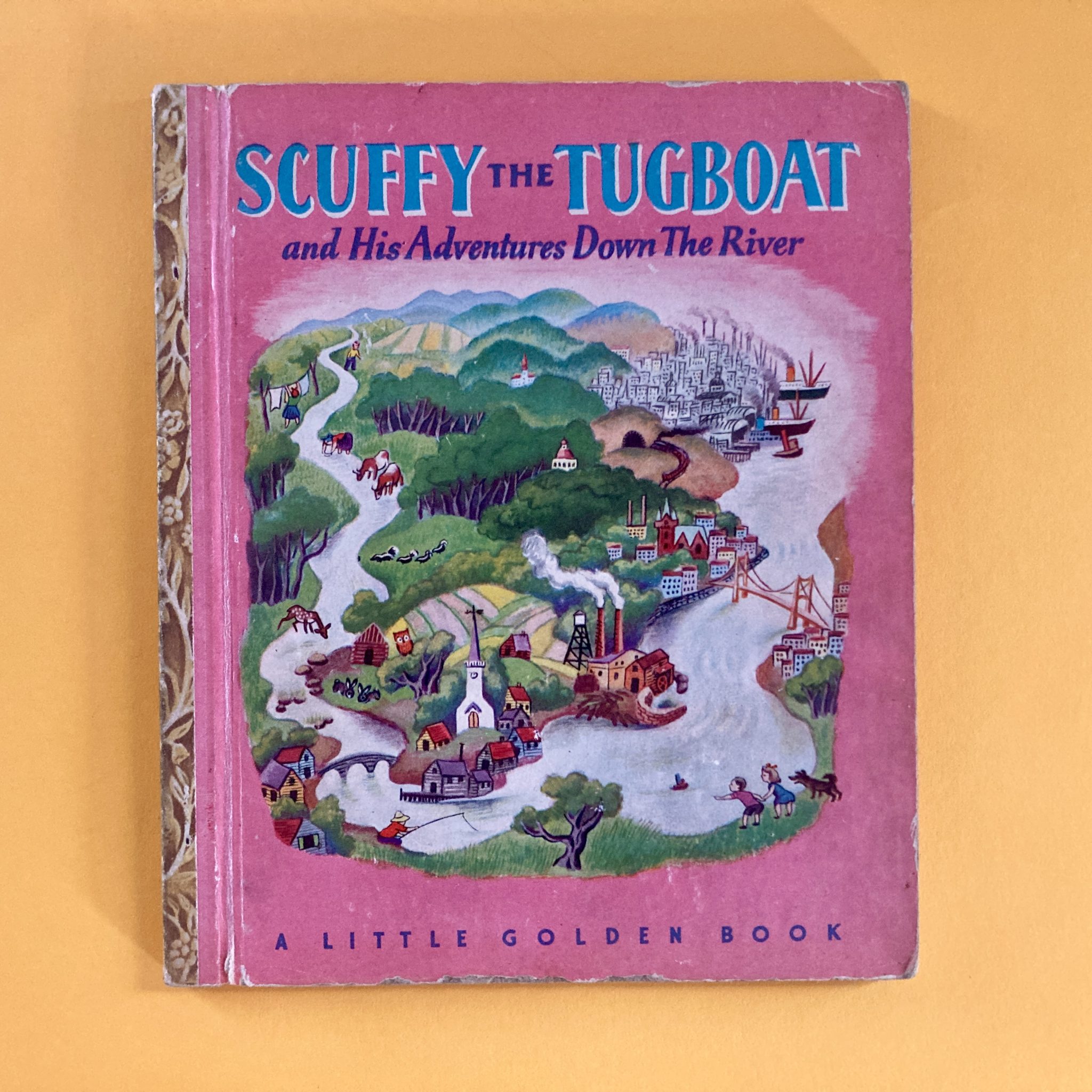 Scuffy the Tugboat and His Adventures Down the River, E (5th), Vintage ...