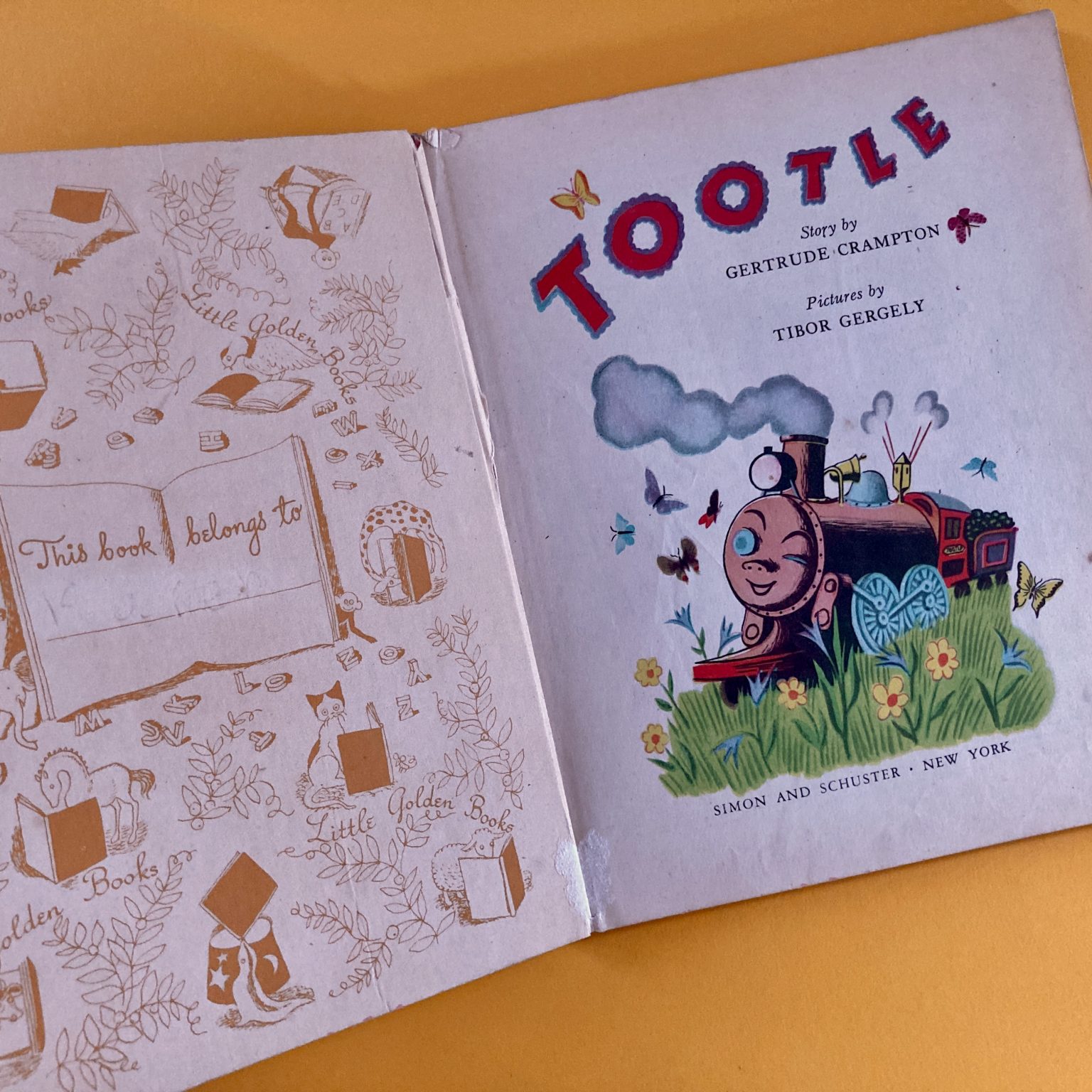 Tootle, G (7th), Vintage Little Golden Book, 1946, LGB ...
