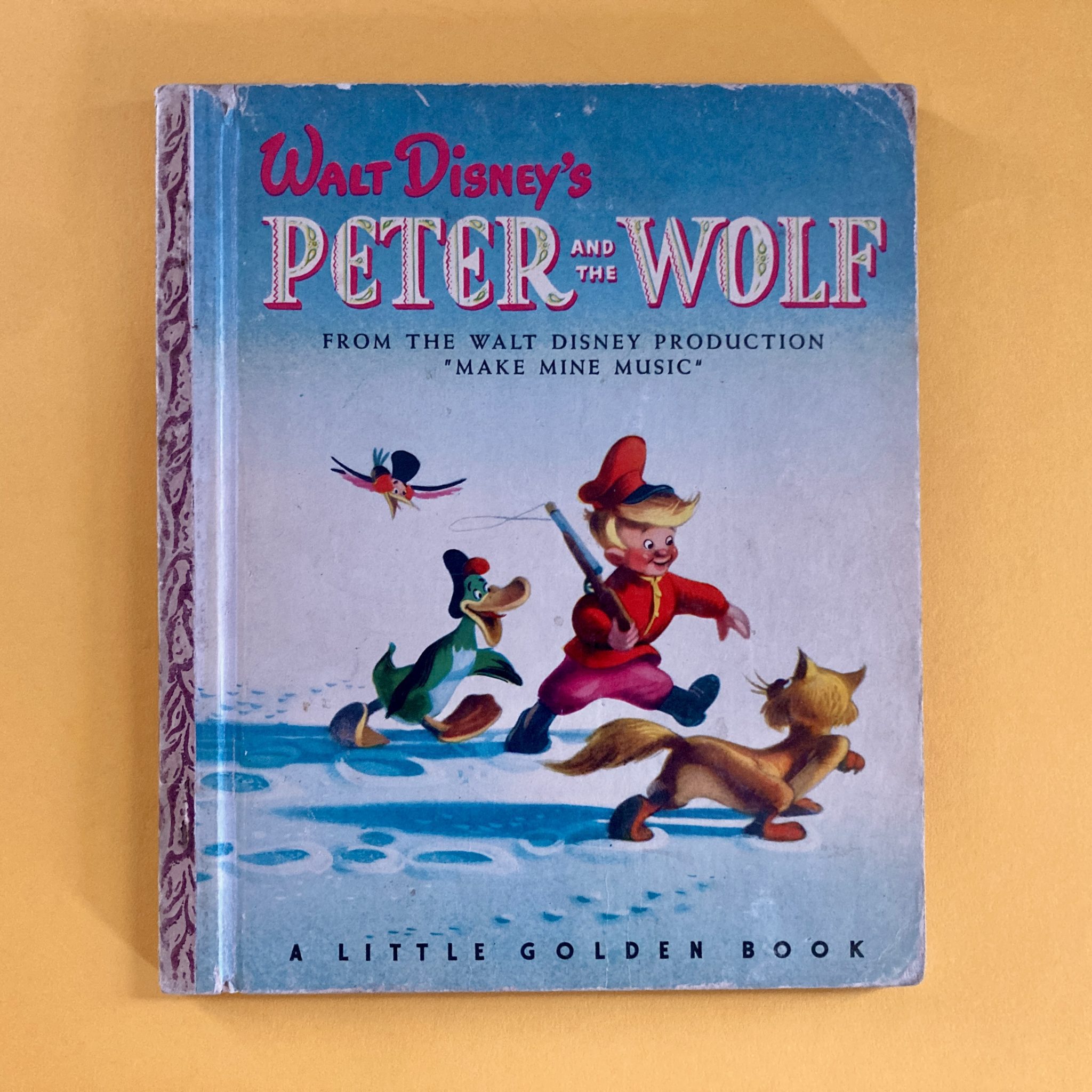 Walt Disney’s Peter and the Wolf, C (3rd), Vintage Little Golden Book ...